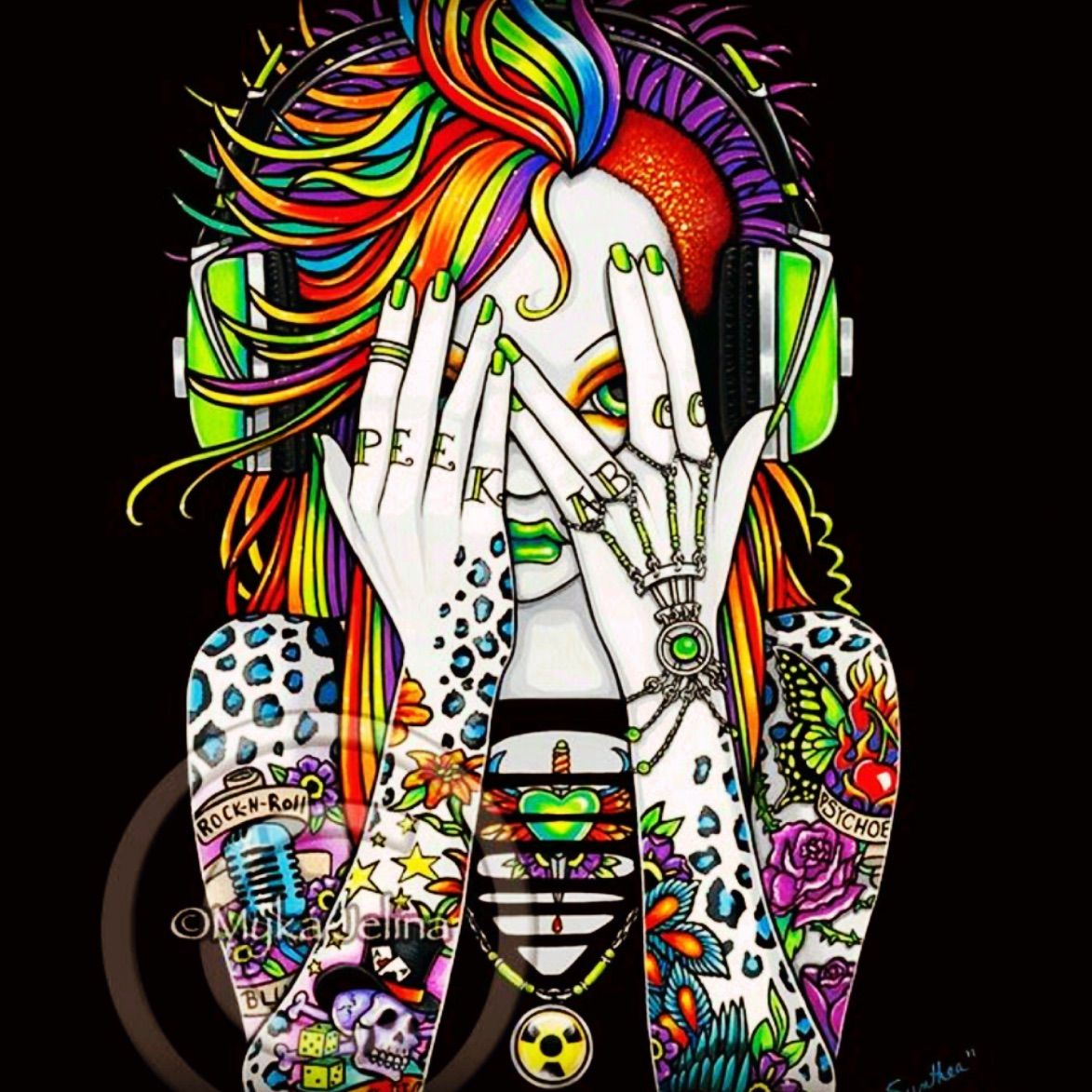 Rock N Roll Girl Wallpaper