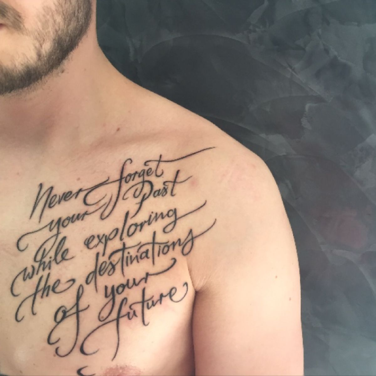 Tattoo uploaded by Mommy I'm Sorry Tattoo • #fineline #calligraphy # ...