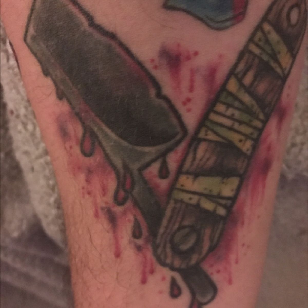 Tattoo uploaded by Brian Baas • #straitrazor my strait razor from the ...