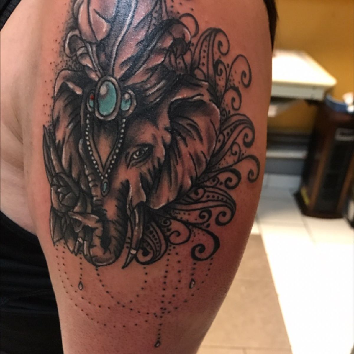 Tattoo uploaded by Zef Gjinaj • Elephant • Tattoodo