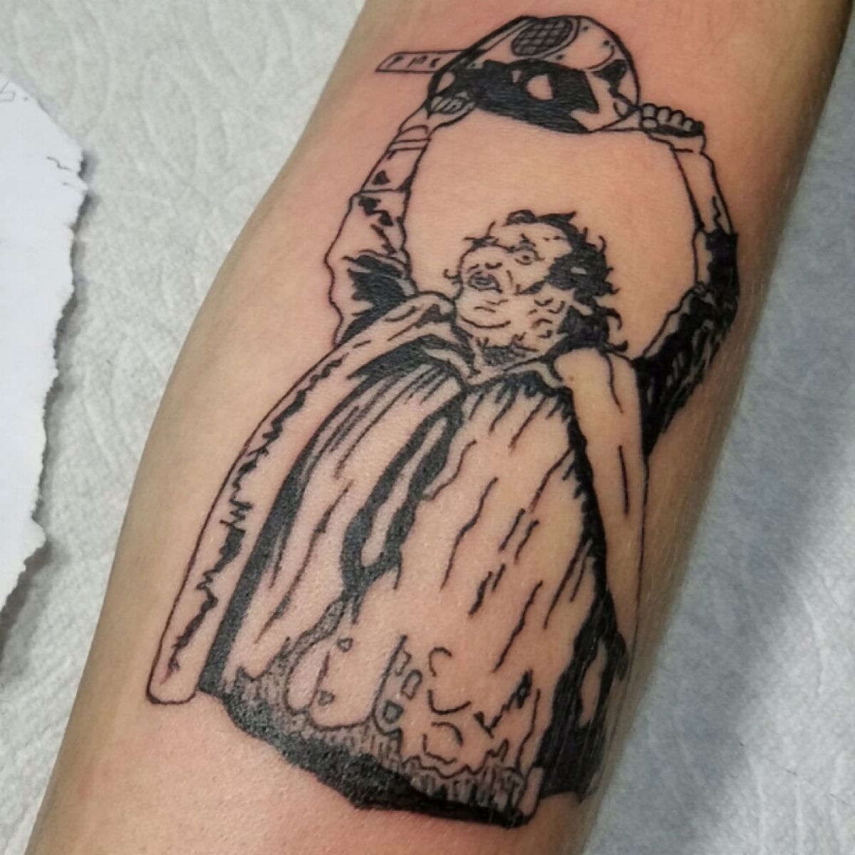 Tattoo uploaded by HABIB • #leatherface #leatherfacetattoo # ...
