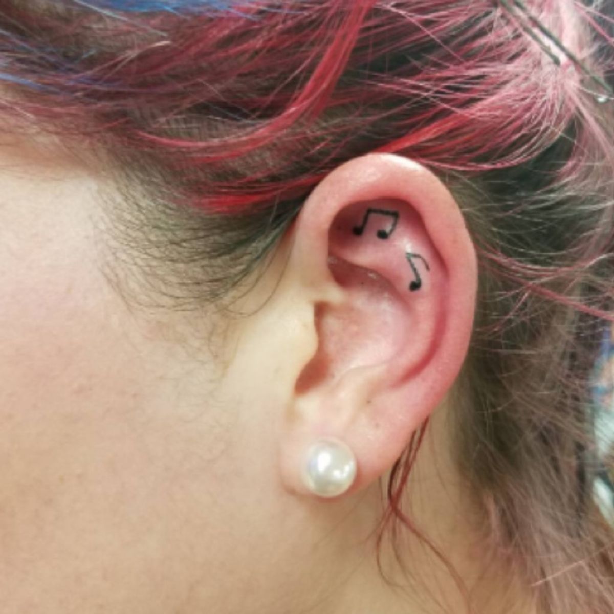 Tattoo uploaded by Codi B • #ear #music #musicnotes • Tattoodo