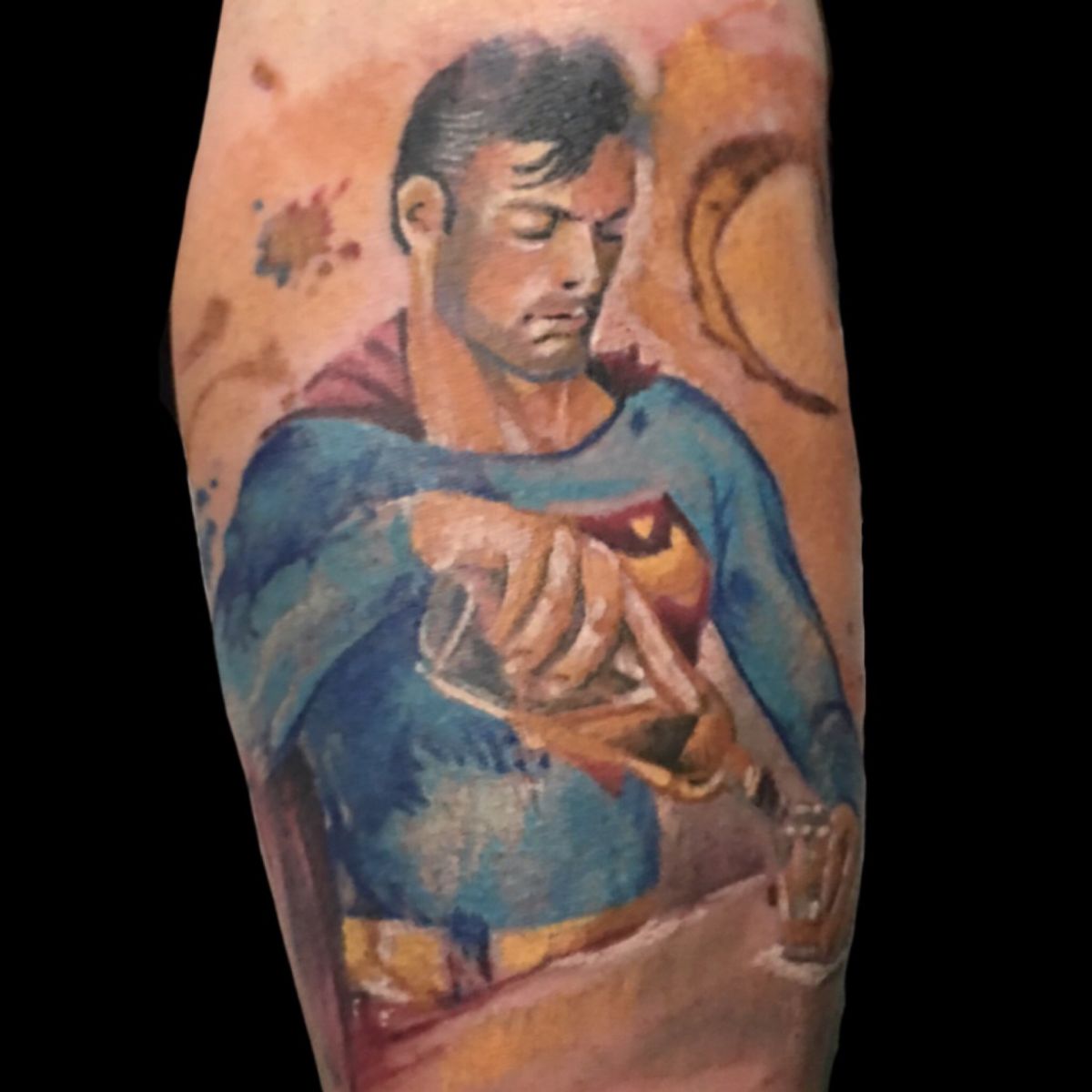 Tattoo uploaded by Rich Bustamante • Kryptonite on the rocks. • Tattoodo