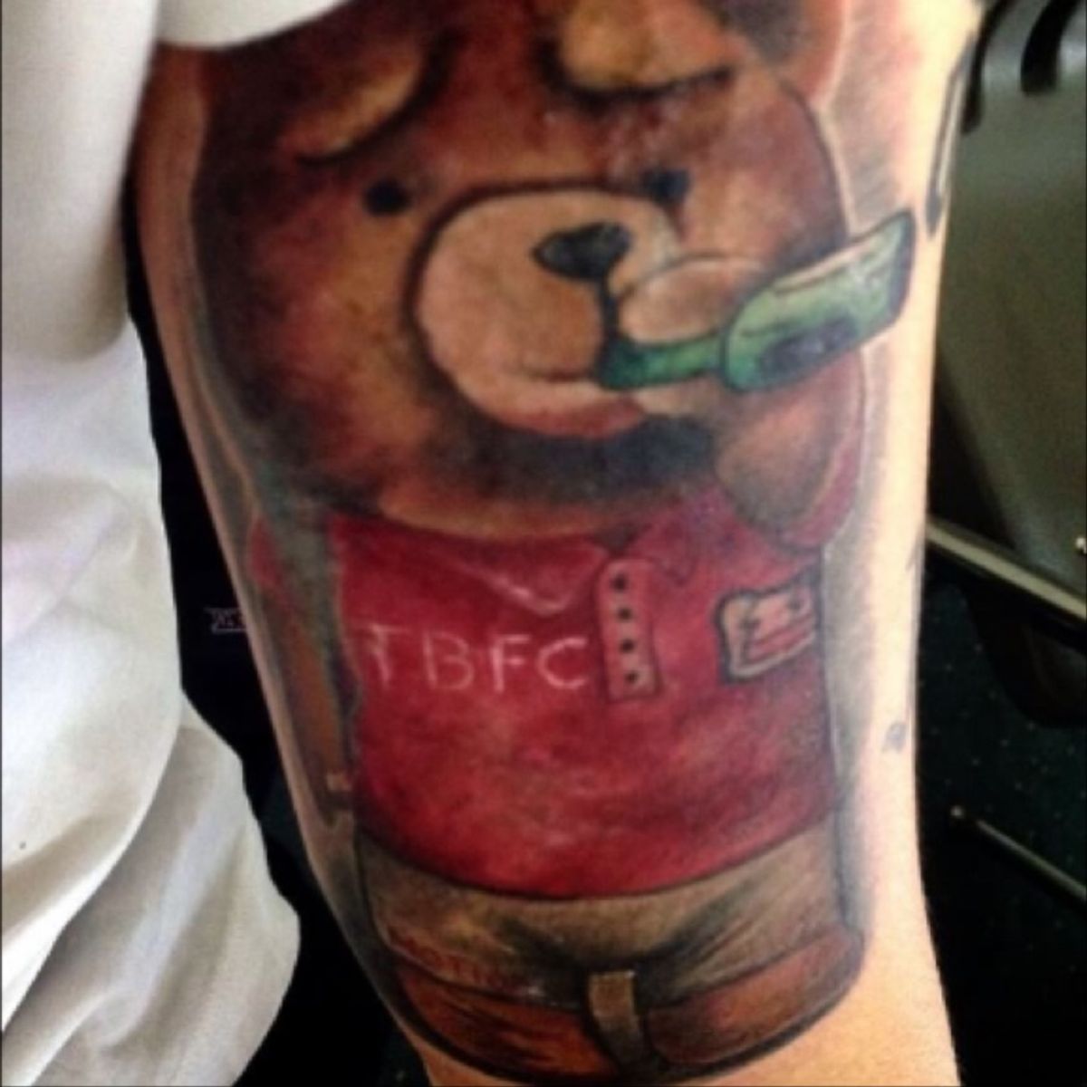 Tattoo uploaded by Joshua Liang • TED the bear ! #ted • Tattoodo