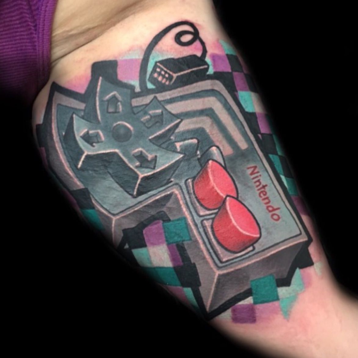 Nintendo switch tattoo - Bronctattooaus.com
