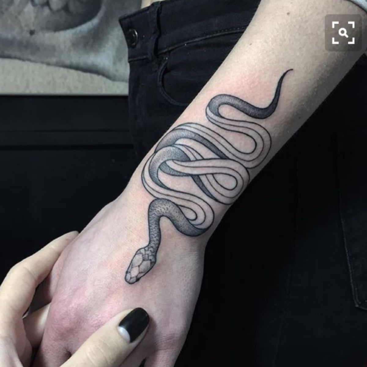 Tattoo uploaded by Miranda Gabriella • #snake running up the arm. # ...