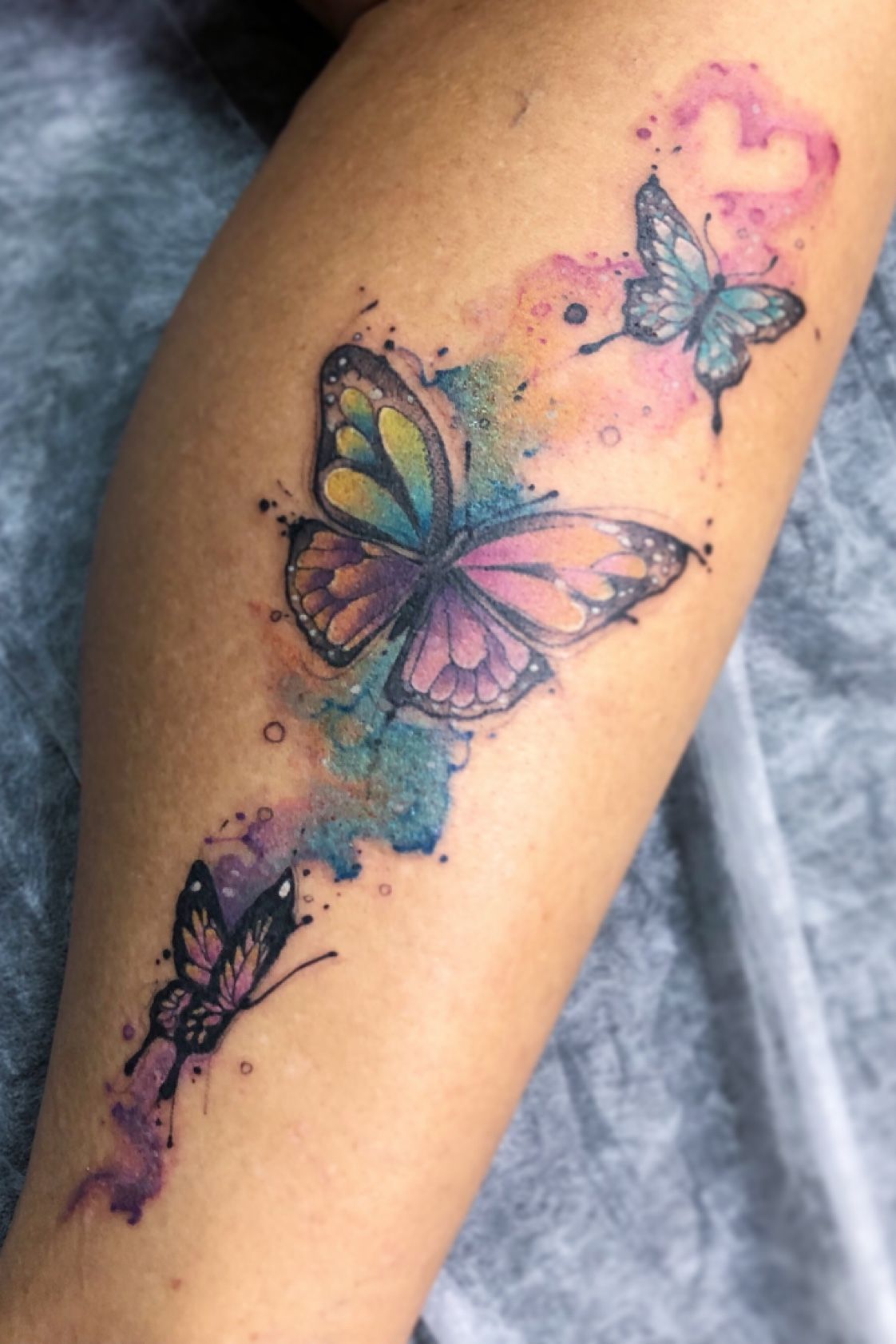 Leo Butterfly Tattoo Designs