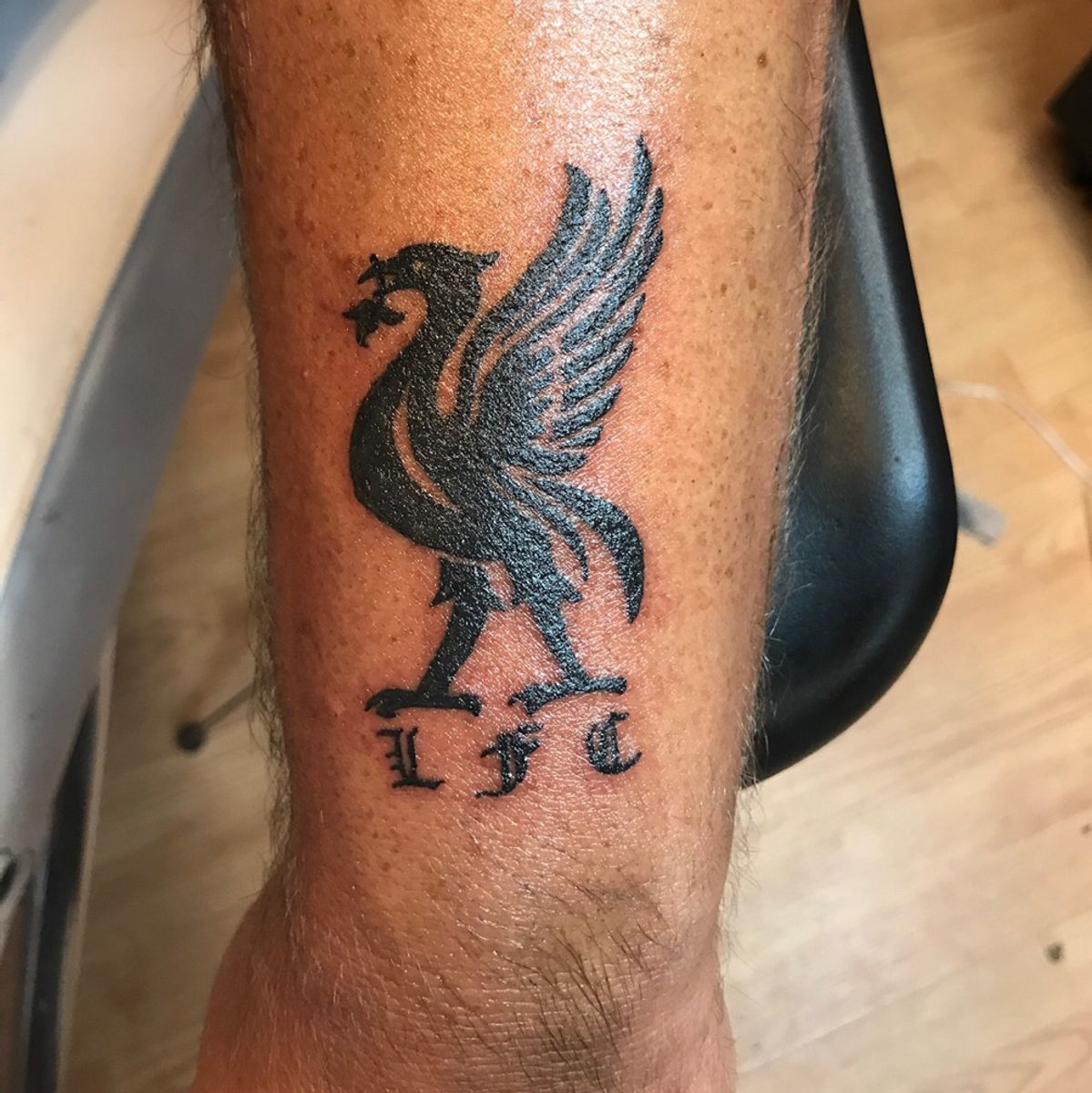Tattoo uploaded by Scott Ruggles • Liverbird for Liverpool FC. Done by ...