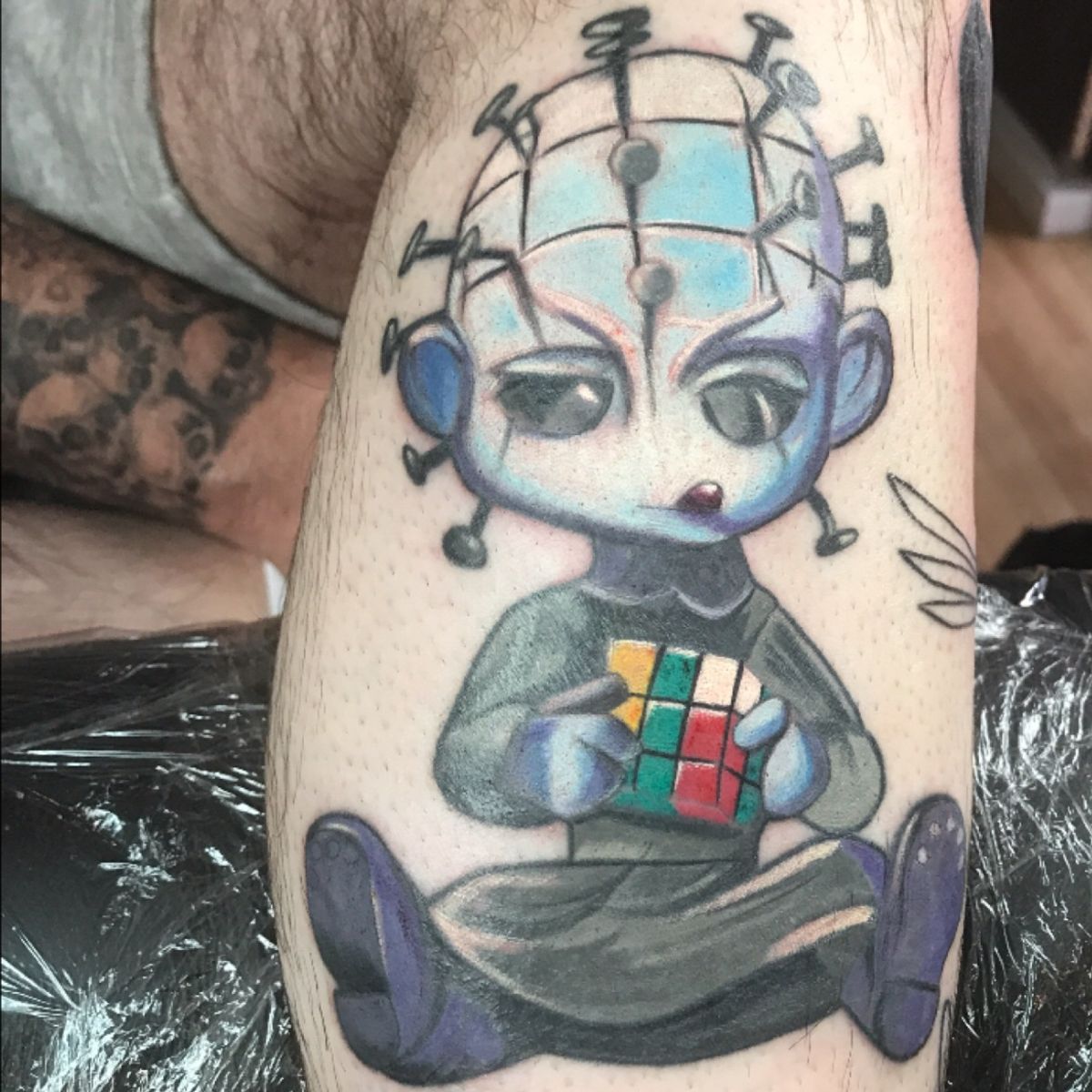 Tattoo uploaded by Temple tattoo studio • Full colour pinhead ...