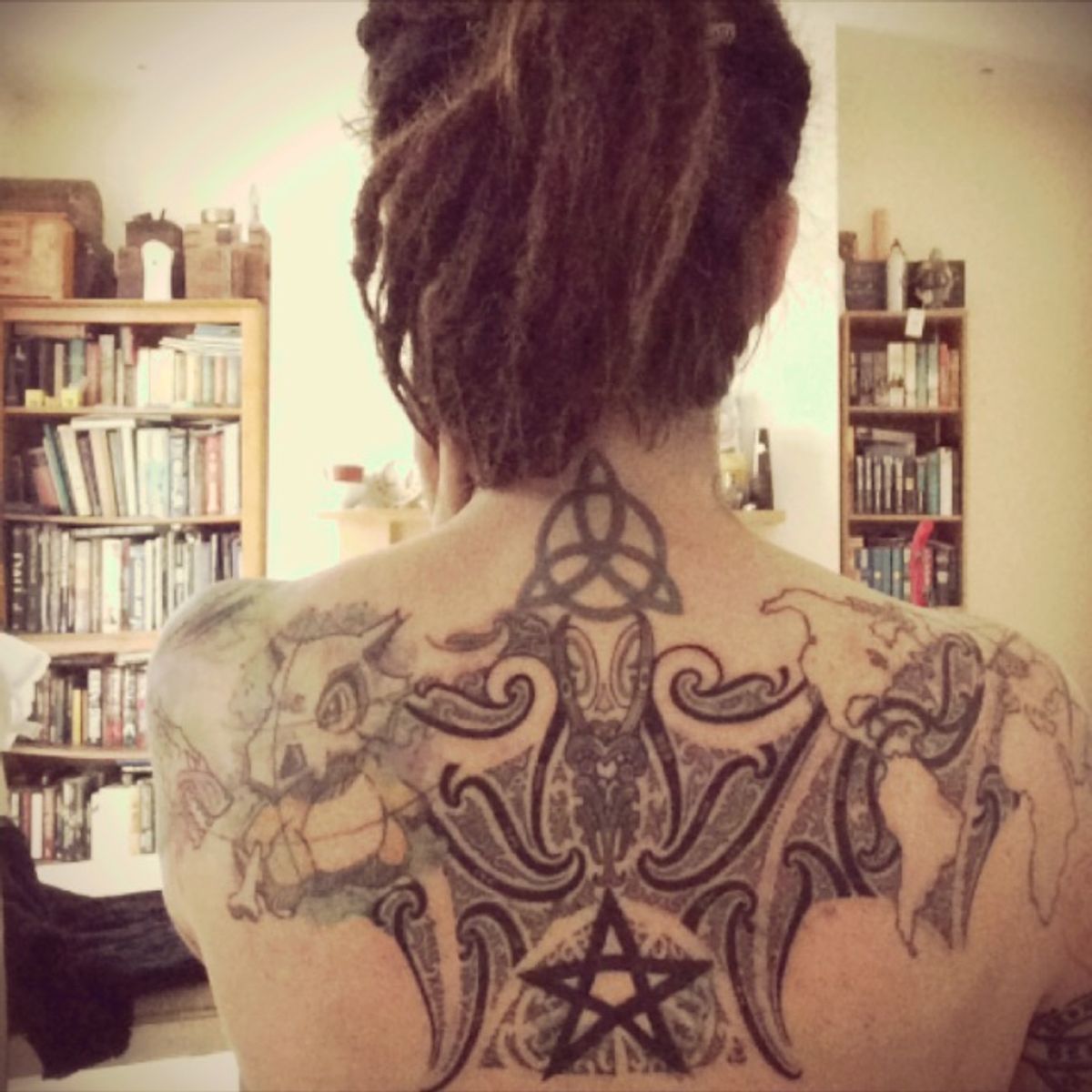 Tattoo uploaded by Rachel Fae Langdon • Start of Ta Moko back piece ...