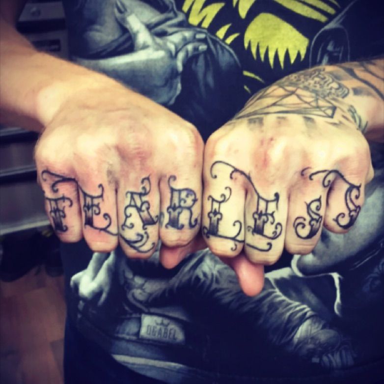 Fearless Finger Tattoos Tattoo Inspiration : 10 Awesome Badass Hand