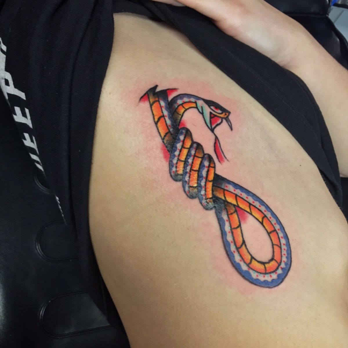 Tattoo uploaded by groovysam69 • Snake noose • Tattoodo