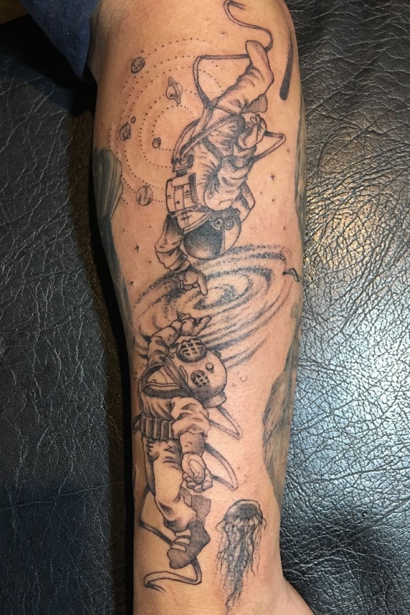 Tattoo uploaded by Douglas Do Amaral • Starman and Diver • Tattoodo