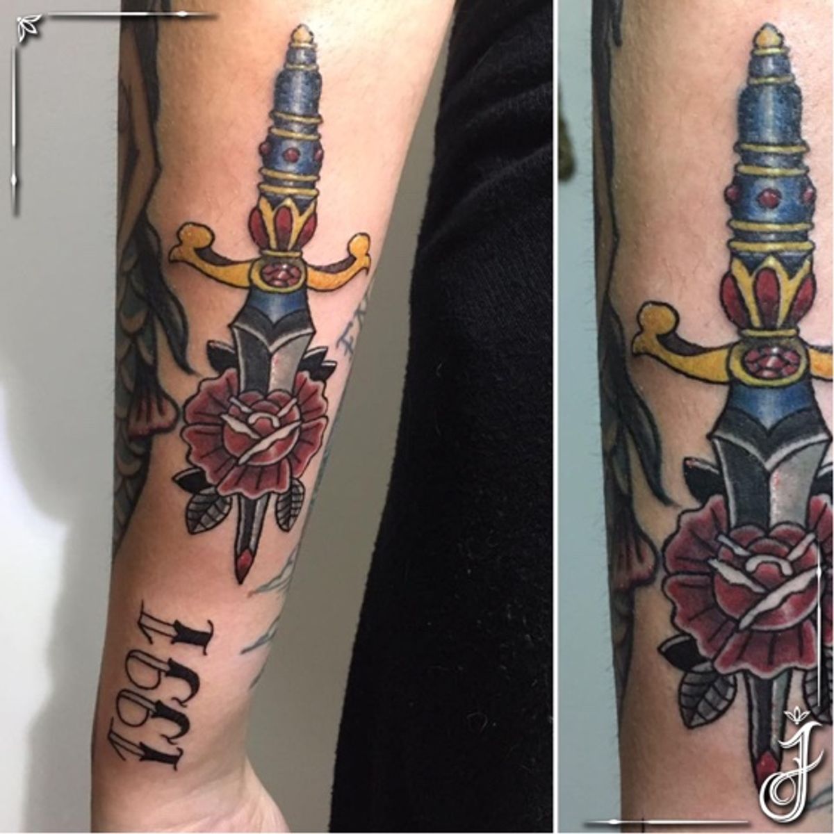 Tattoo uploaded by Juliana Manzolli • Adaga Old School - 1991 • # ...
