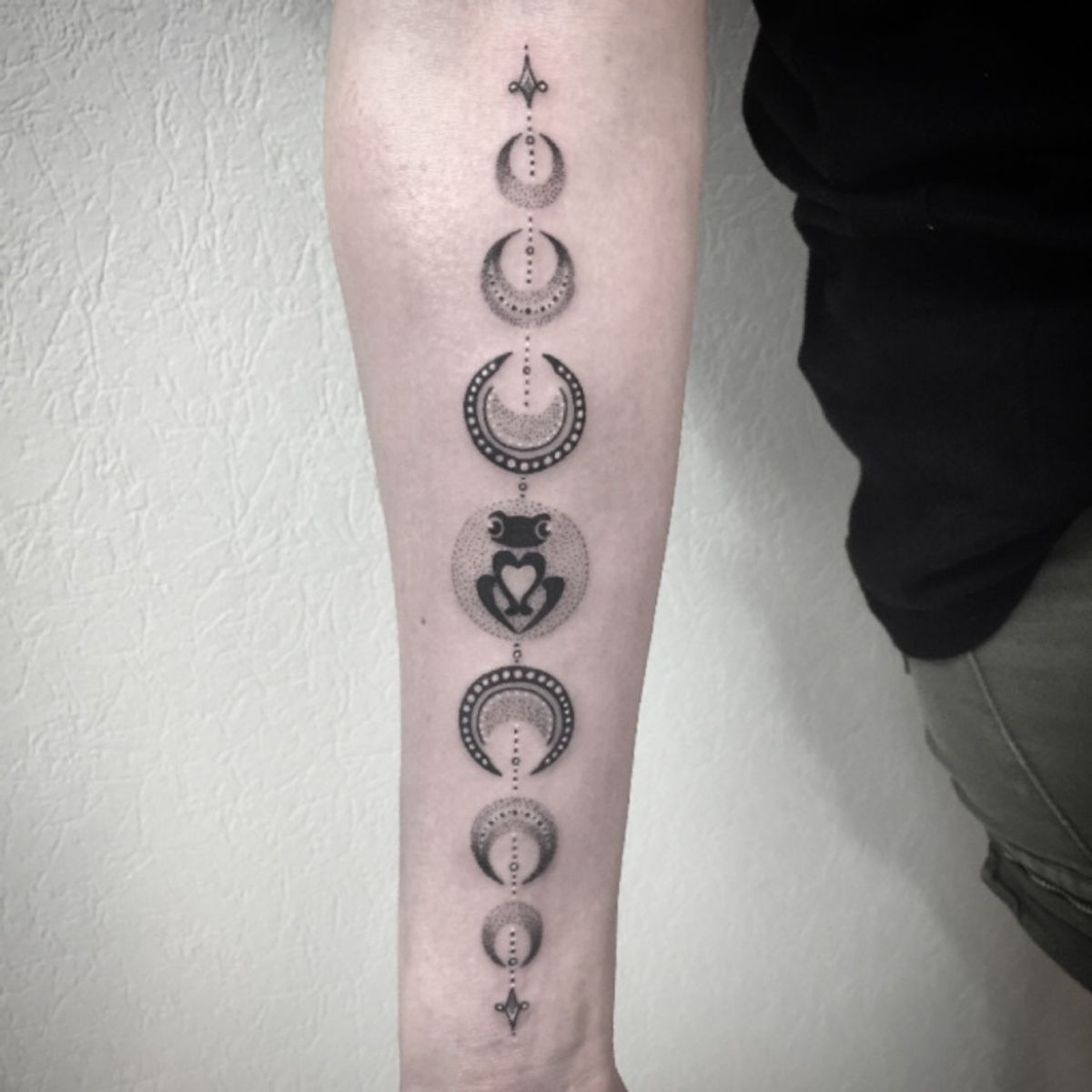 Tattoo uploaded by Fanny • #moon #moontattoo #moonphase # ...