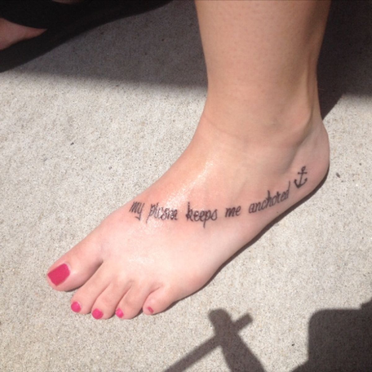 Tattoo uploaded by tamlee • My part of the sister tats. It says "my ...
