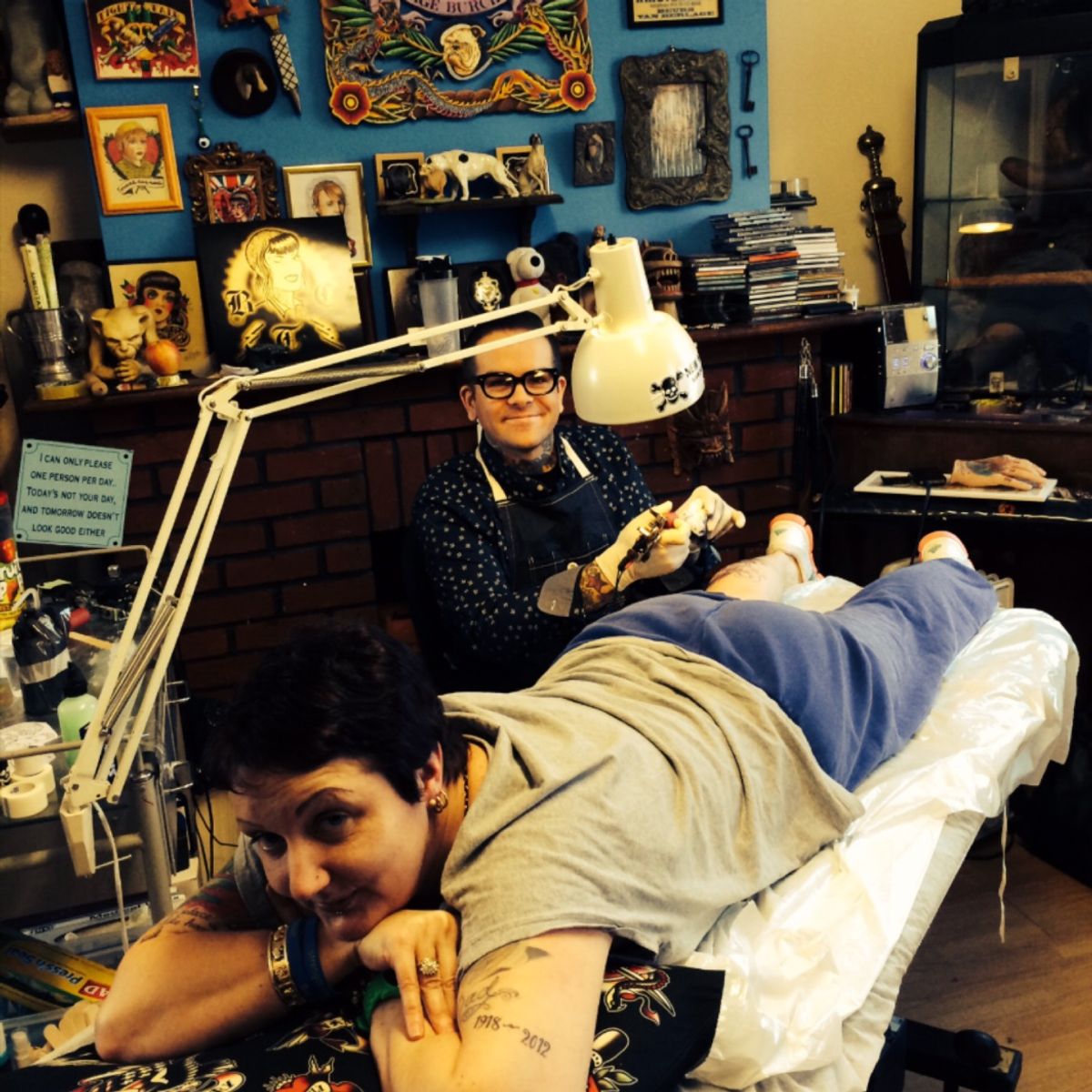 Tattoo Uploaded By Viksvoks • Dan Smith And Me At Lal Hardys Muswell Hill • Tattoodo