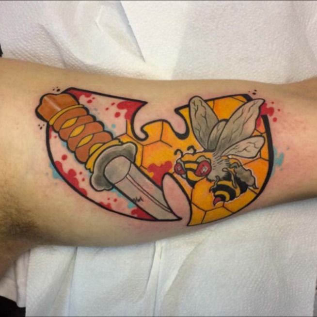 Wu Tang Killa Bee Tattoo