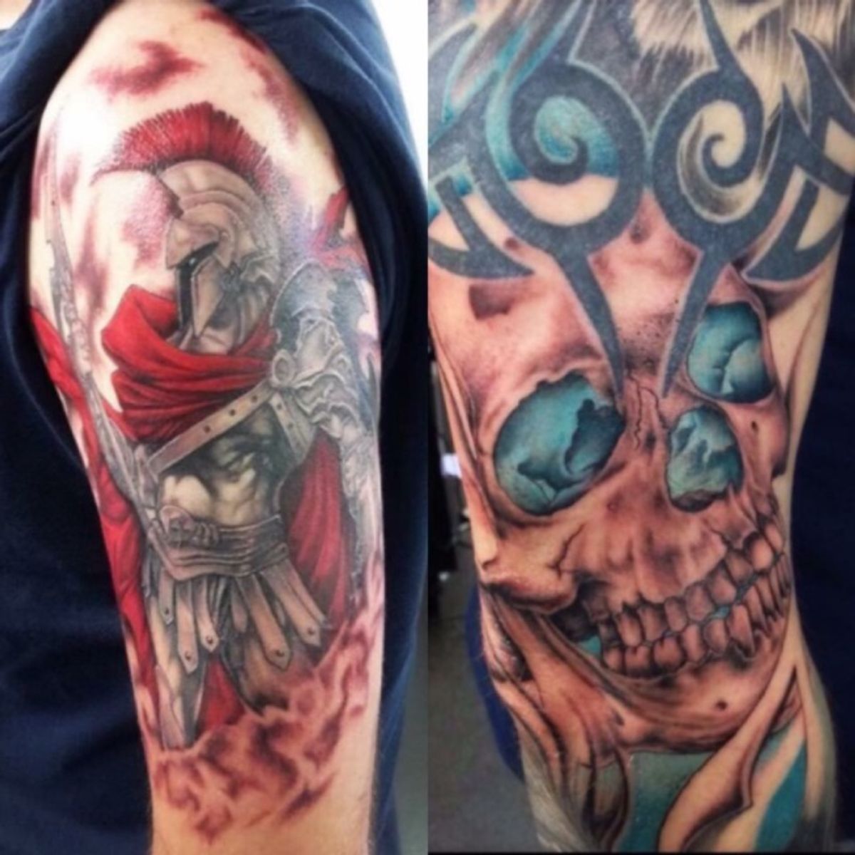 Tattoo uploaded by Dark Steel Tattoo Studio • Knight - Skull • Tattoodo