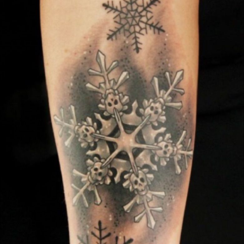 Snowflake Tattoo For Men