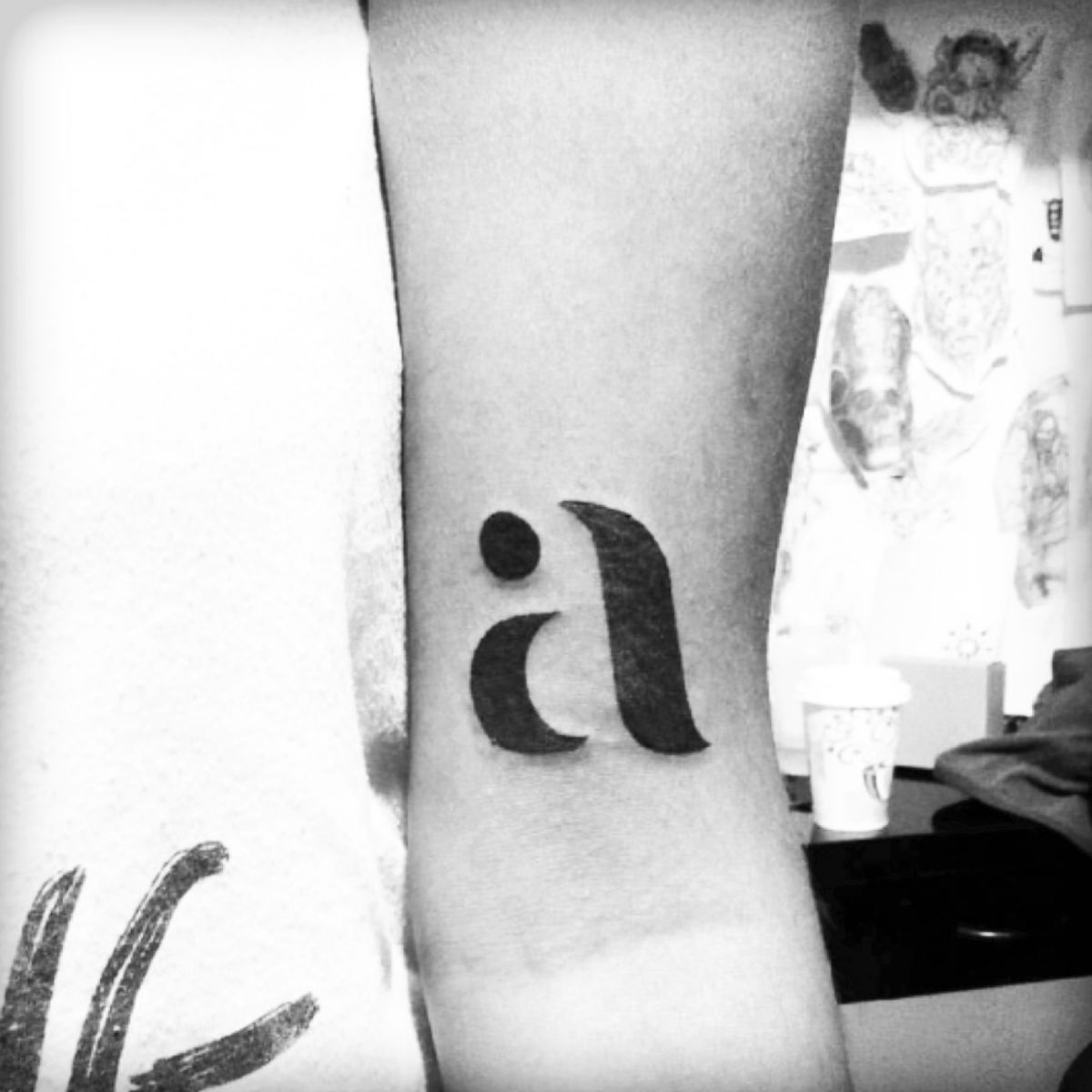 Tattoo uploaded by Tara • Artist #chamuco #letter #font #symbolism ...
