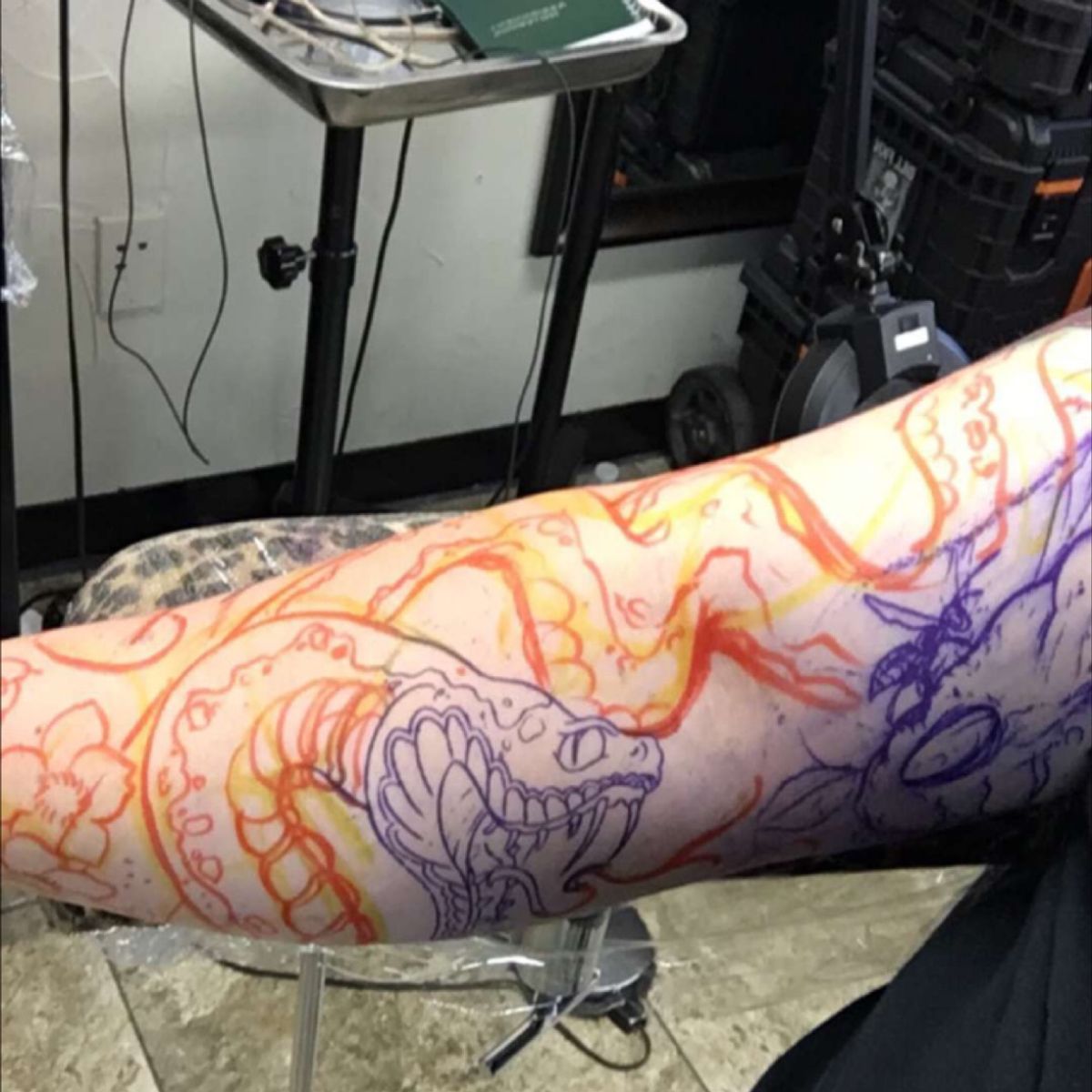 Tattoo uploaded by Kody • First session of right arm sleeve. • Tattoodo