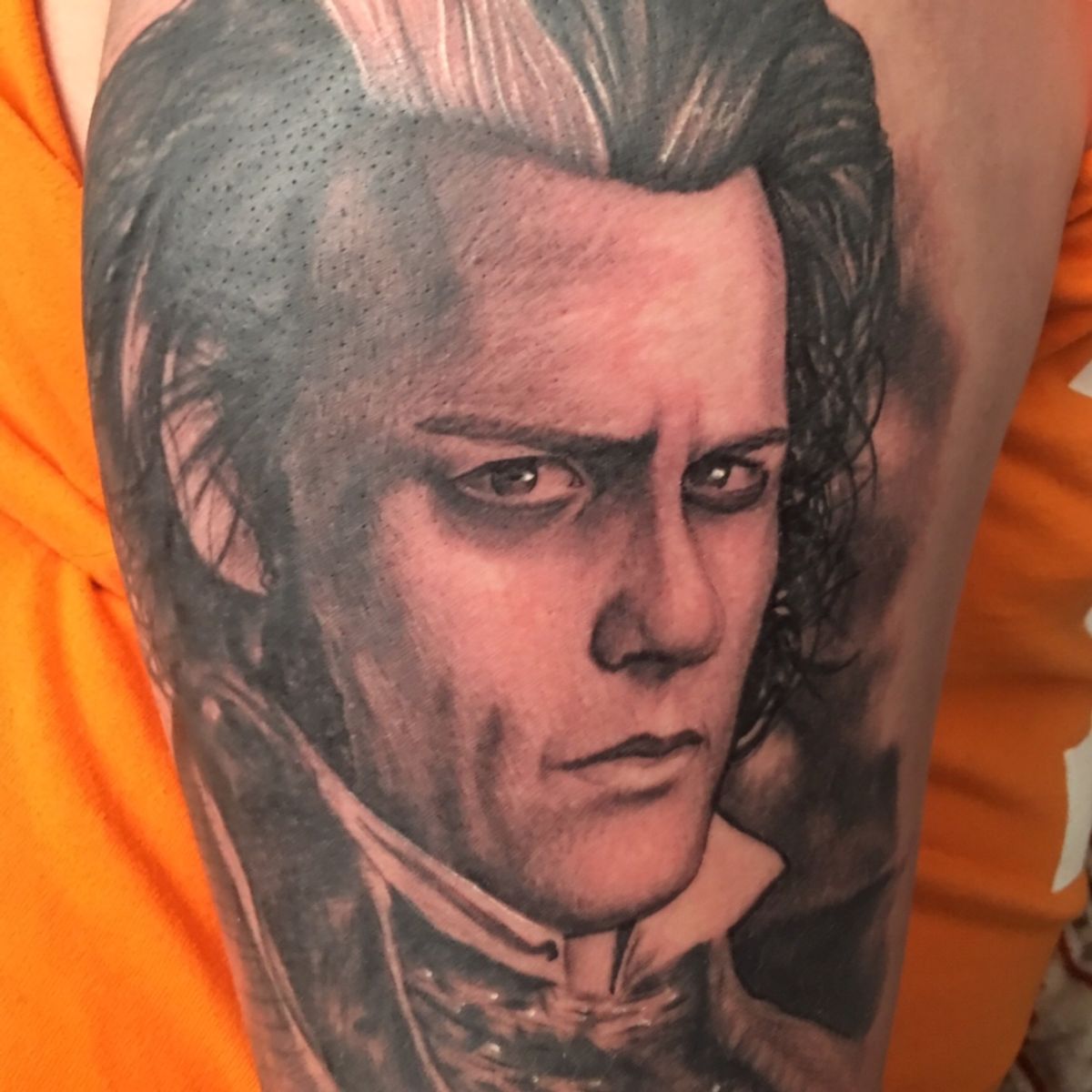 Tattoo uploaded by Todd Haydon • Sweeney Todd done by Kris Ford ...