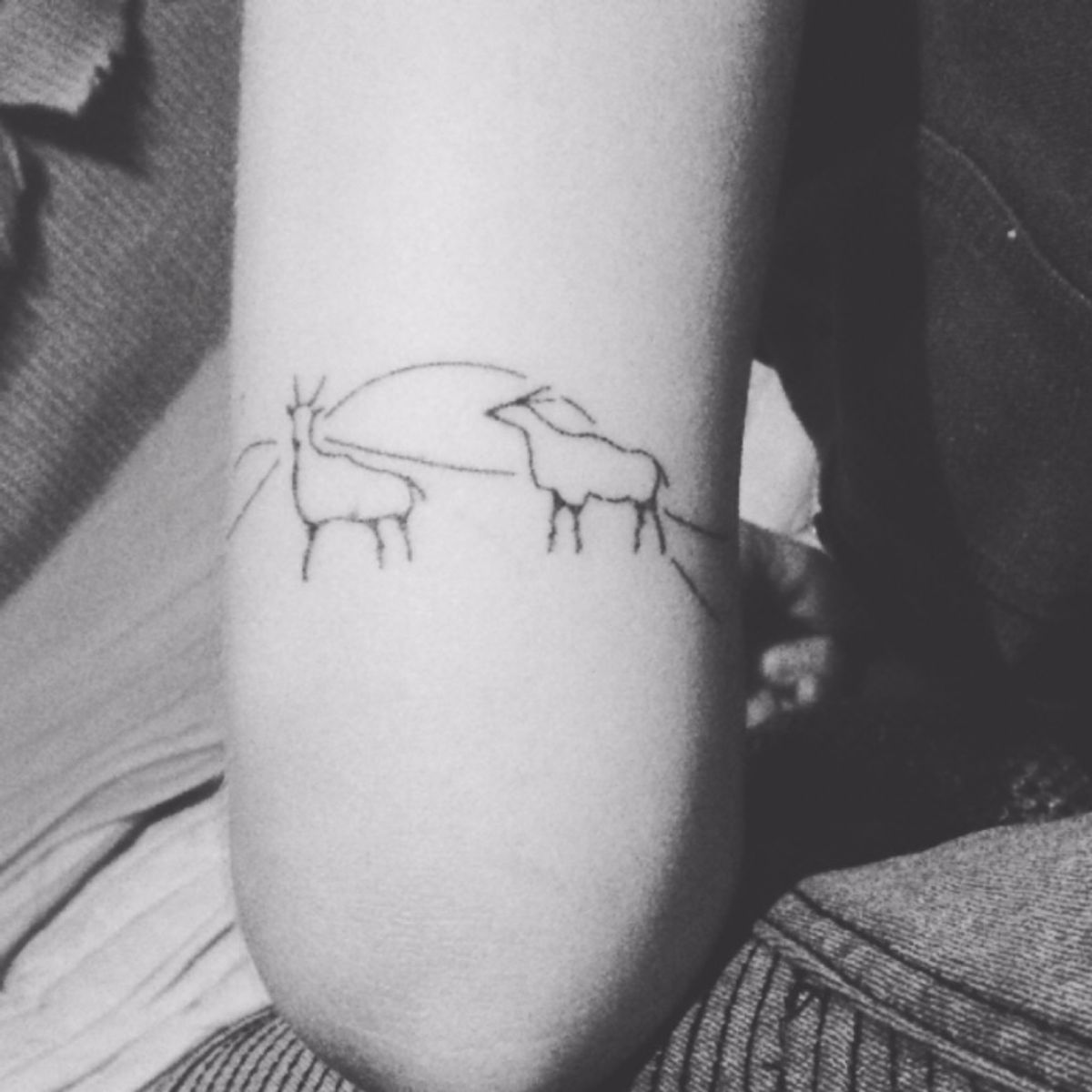 Tattoo uploaded by maria cronje • Rock art Eland in a landscape. # ...