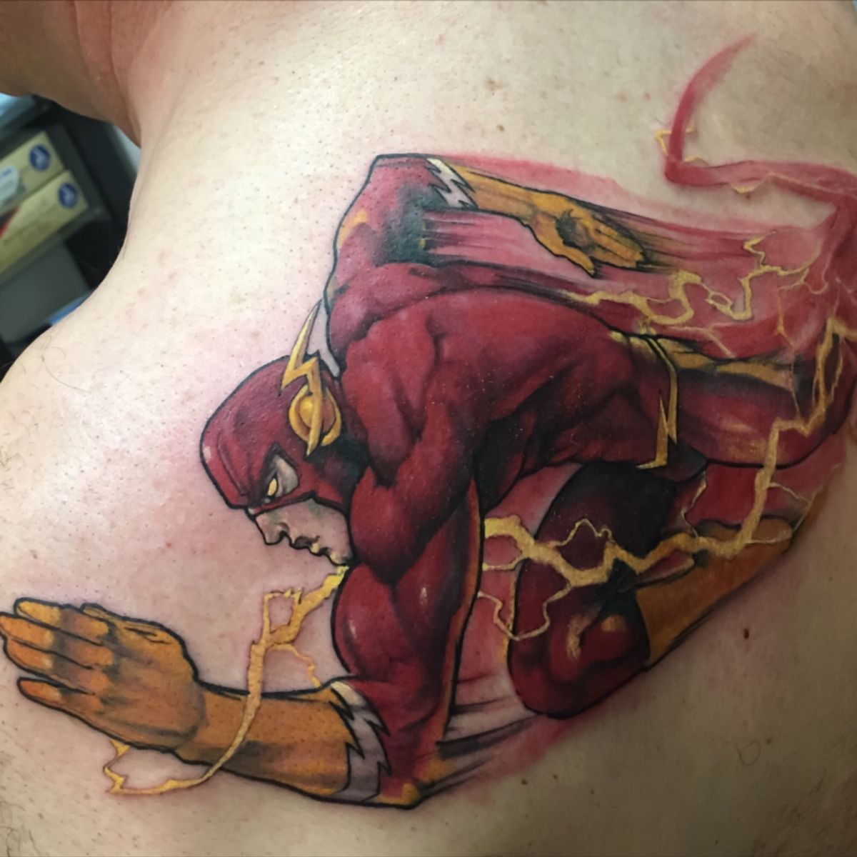 Tattoo uploaded by Picasso Dular • Flash#tattoo #dccomics # ...