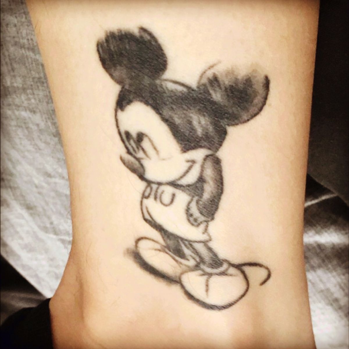 Tattoo uploaded by Jason Granby • Mickey Mouse ankle tattoo #Tattoo # ...