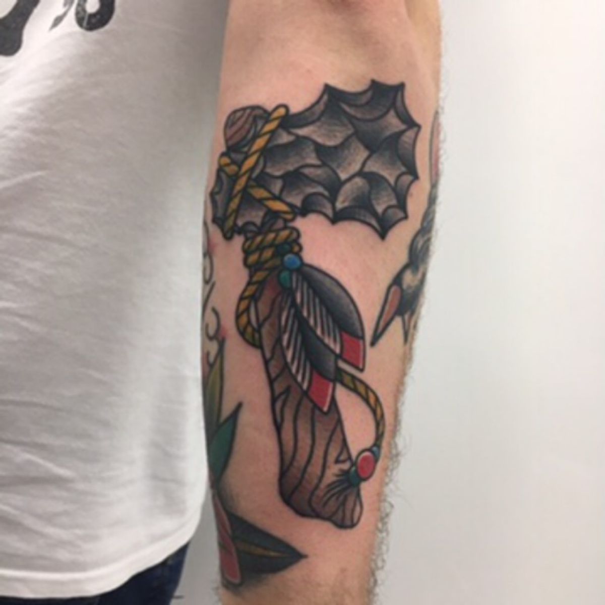 Tattoo uploaded by David Barragan Galan • Traditional Tomahawk axe ...