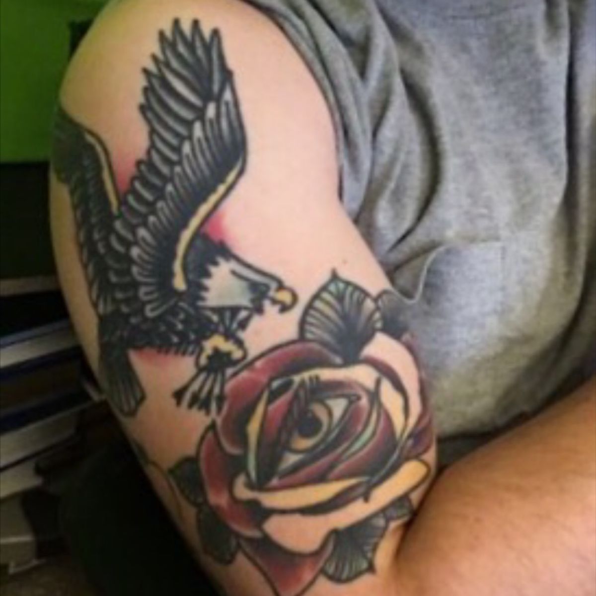 Tattoo uploaded by Chris • another no filter, neotraditional rose and ...
