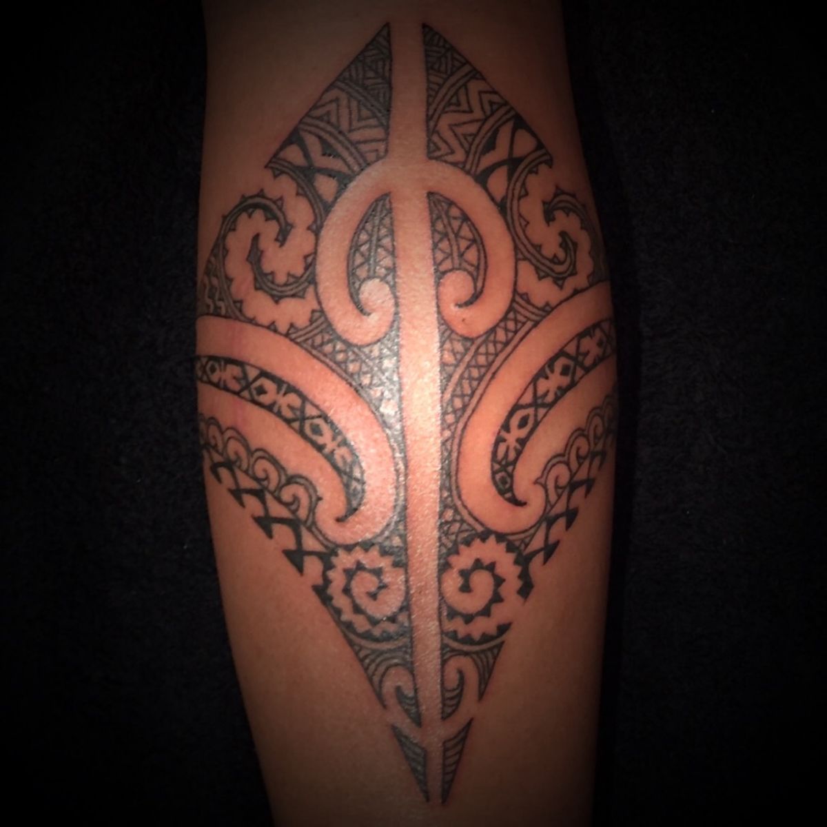 Tattoo uploaded by Julie Paama-Pengelly • Calf tattoo Cook Island ...