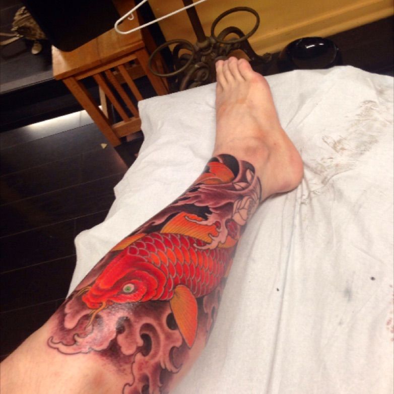 Chris Garver Tattoos Koi
