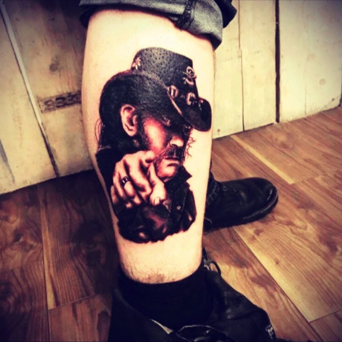 Tattoo uploaded by chunk • Tattoo of lemmy from a new artist • Tattoodo