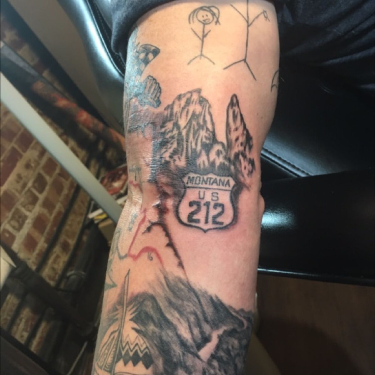 Tattoo uploaded by Rickey • 212 Beartooth Pass • Tattoodo