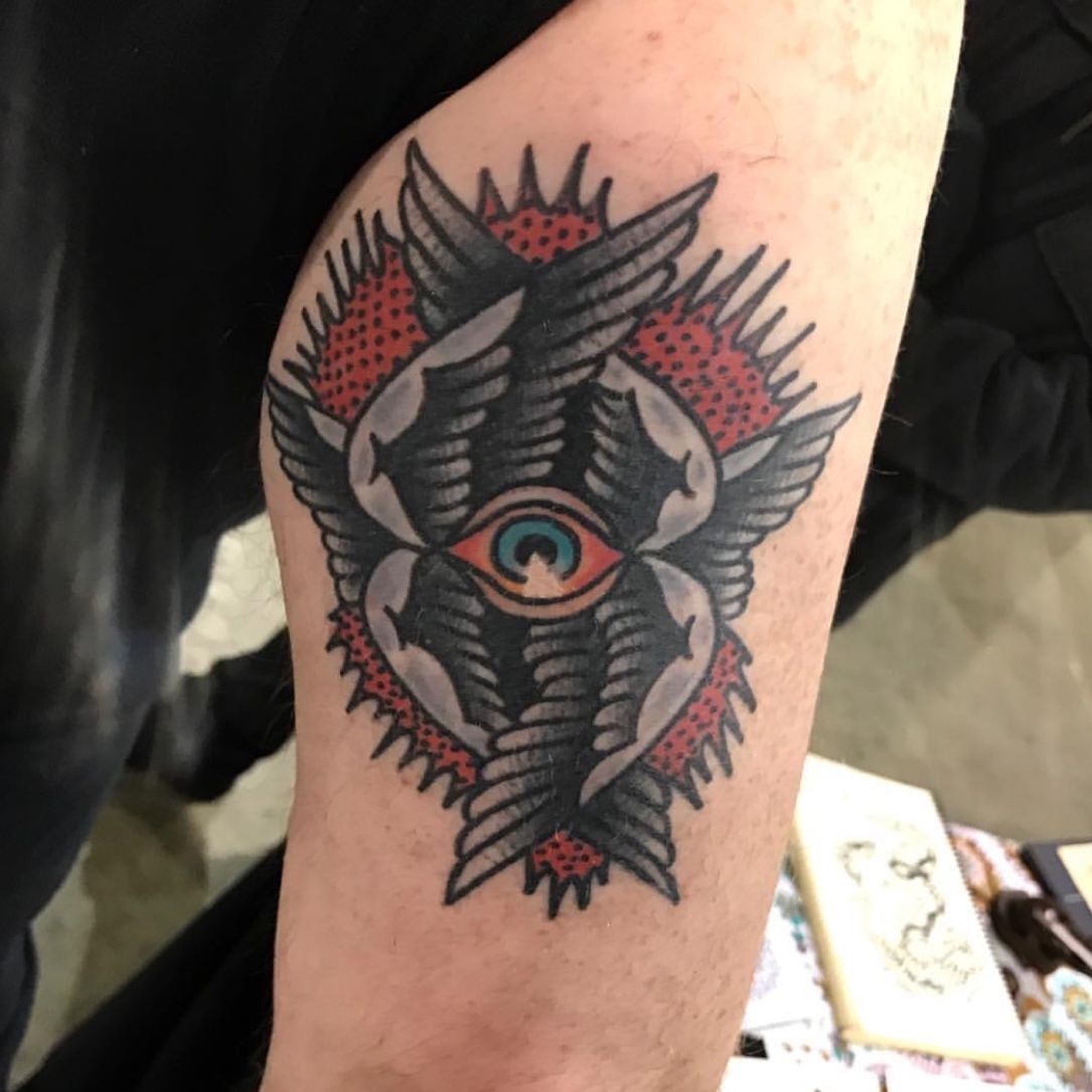 Traditional seraphim tattoo | Orangetattooshop.com