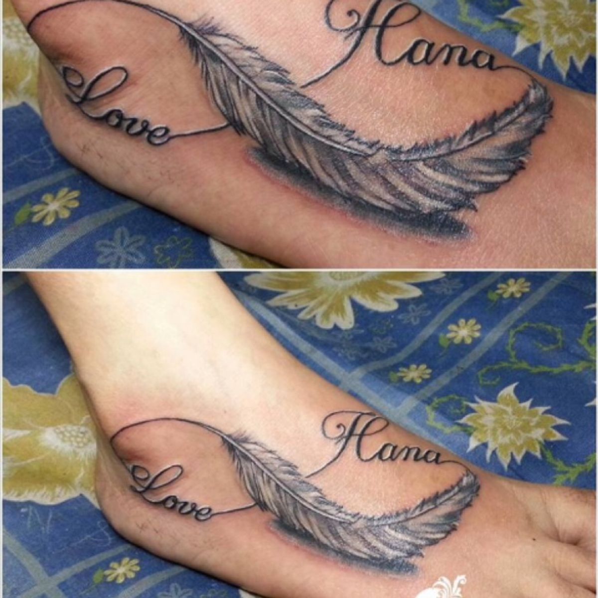 Tattoo uploaded by Fuji wara • #love #hana black and gray tattoo 👍👌 ...