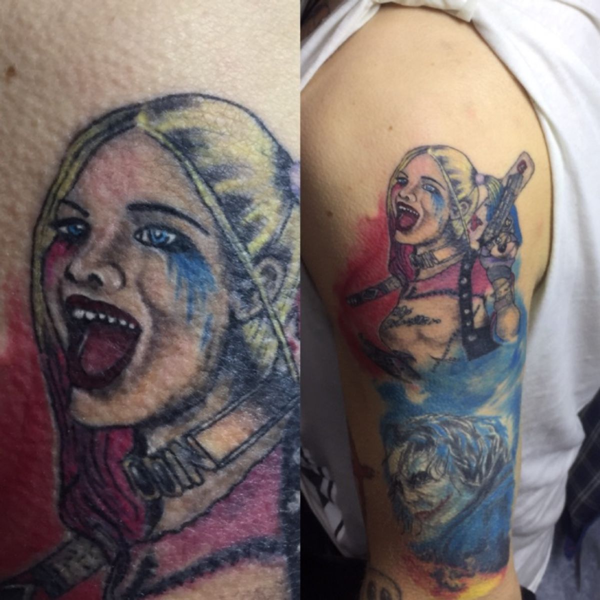 Tattoo uploaded by Alper ArtBy Evren • Harley quen & puddin ? • Tattoodo