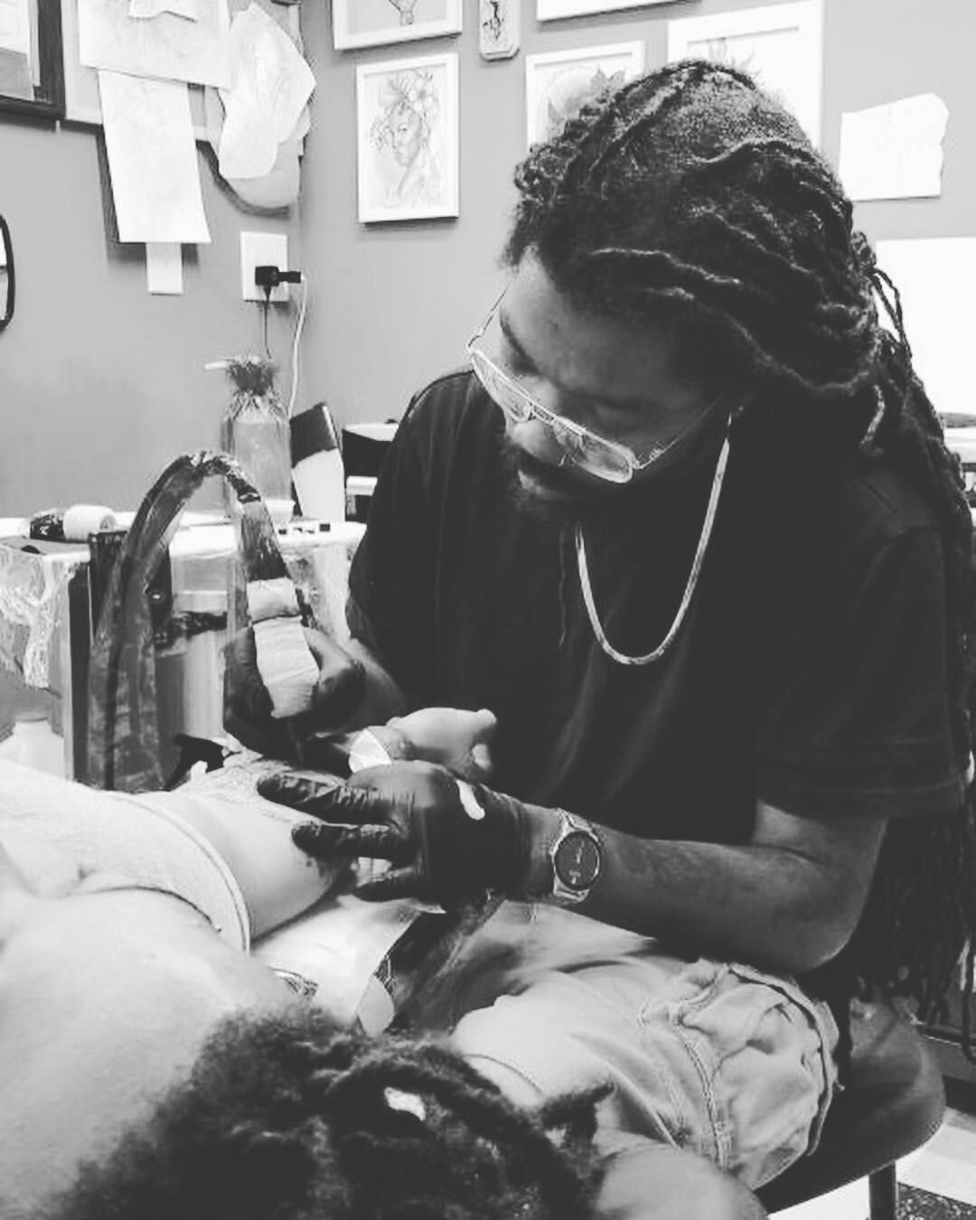 Alkaline Rapper Before Eye Tattoo