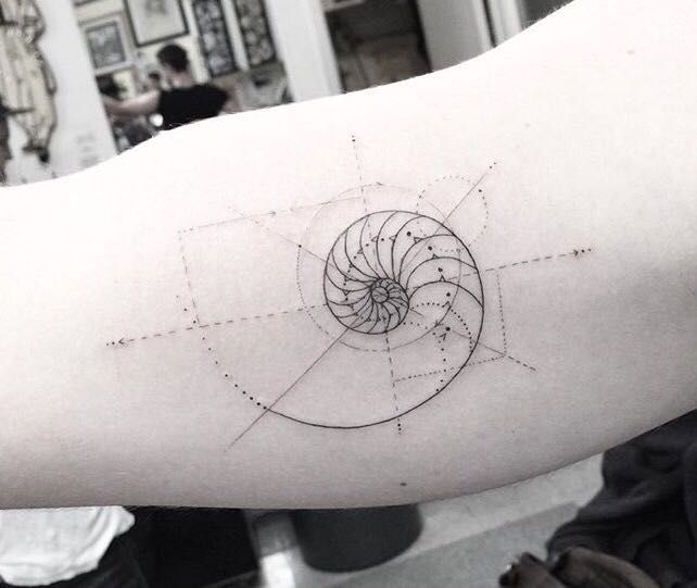 Spiral Shell Tattoo