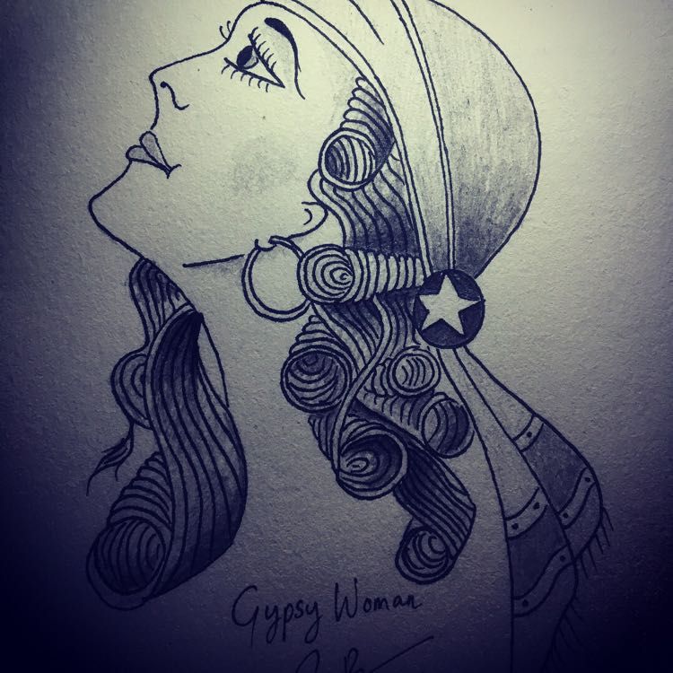 Gypsy Drawing