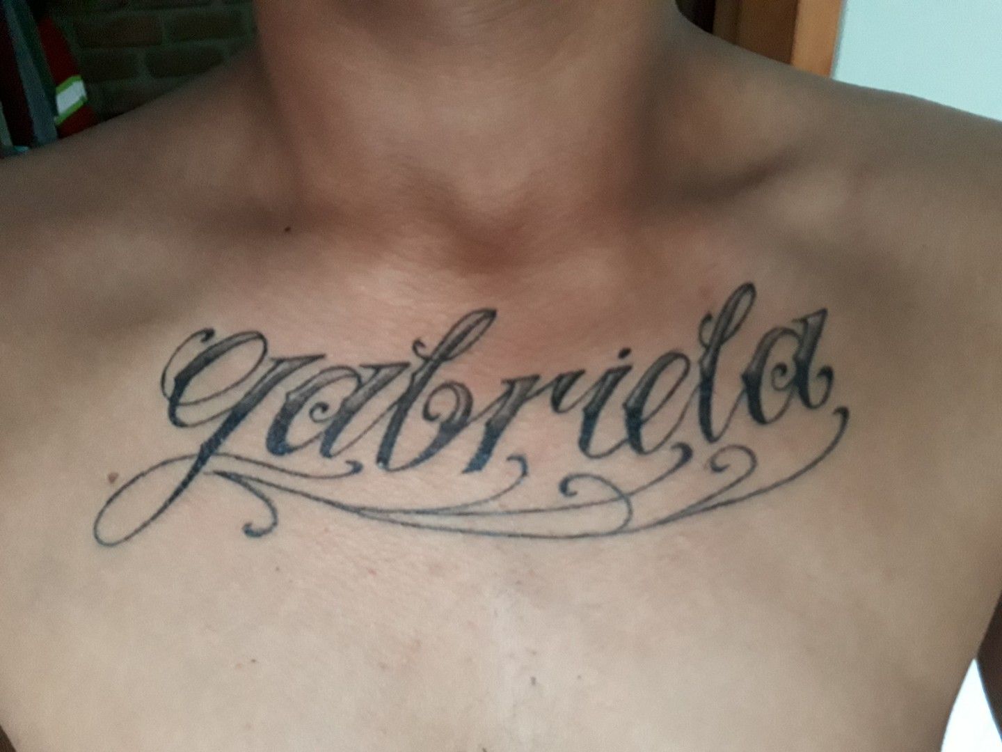 Gonzalez In Cursive Tattoos